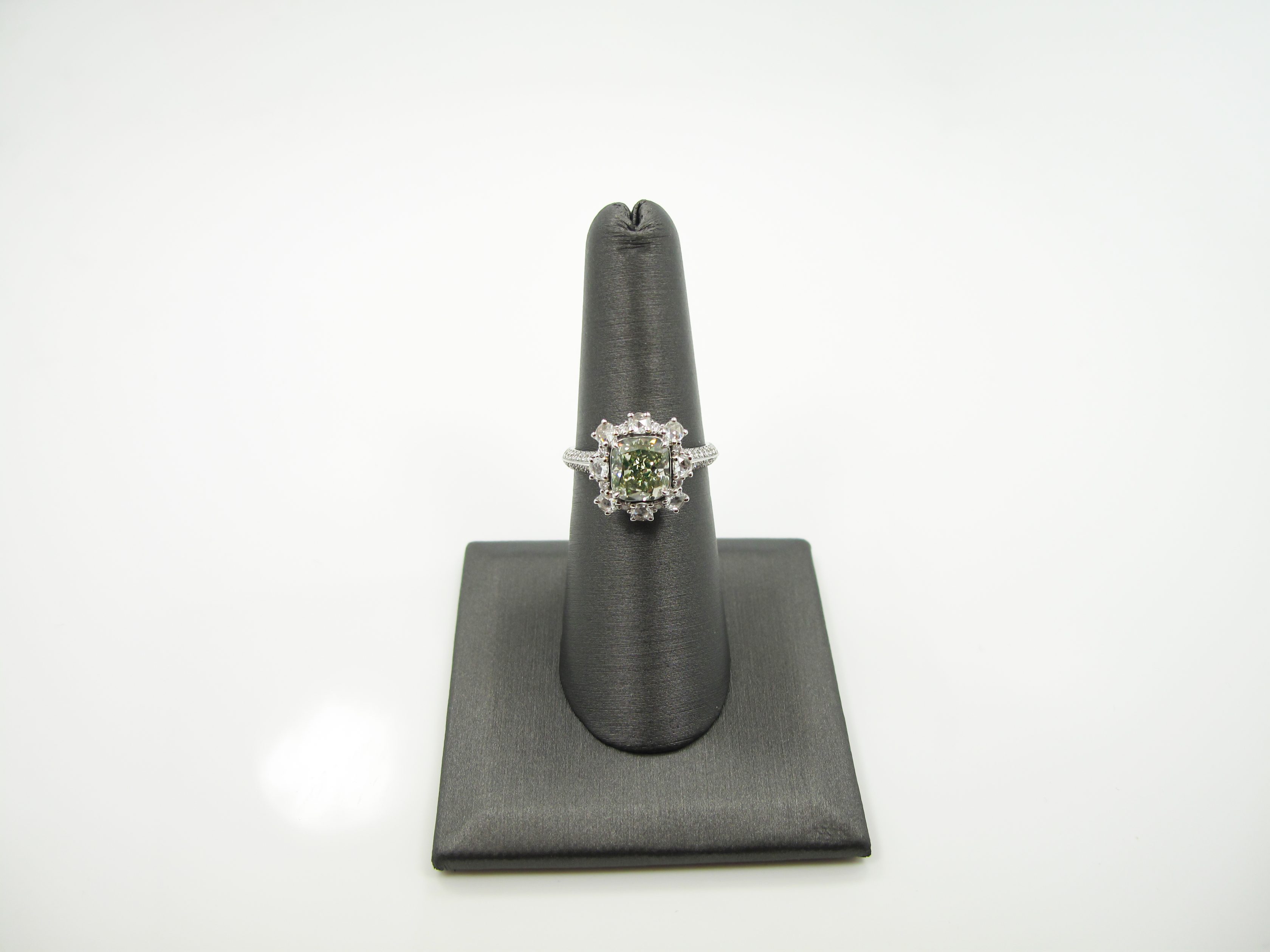 Green Diamond Fashion Ring - Reuven Gitter Jewelers